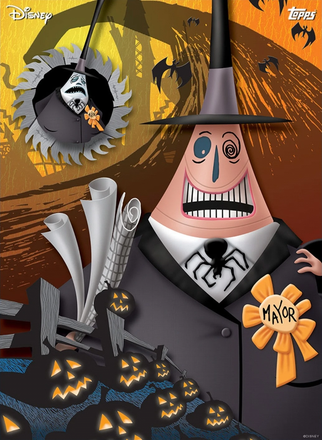 1483 - The Mayor of Halloween Town | Disney Collect! by Topps Wiki | Fandom