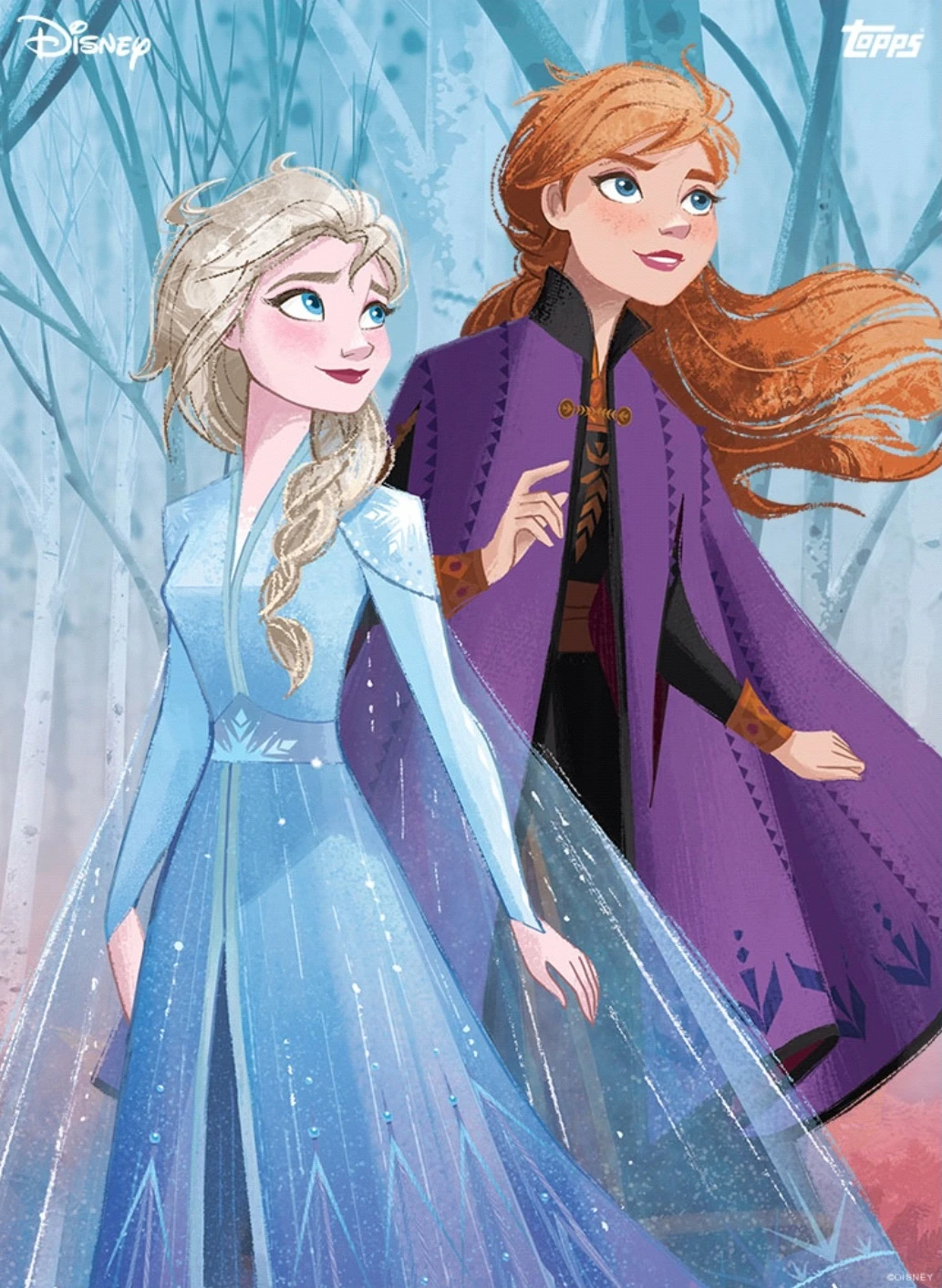 1526 - Elsa & Anna | Disney Collect! by Topps Wiki | Fandom