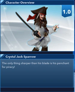 Disney Infinity Jack Sparrow Cristal
