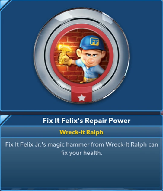 Fix It Felix's Repair Power | Disney Infinity Wiki | Fandom