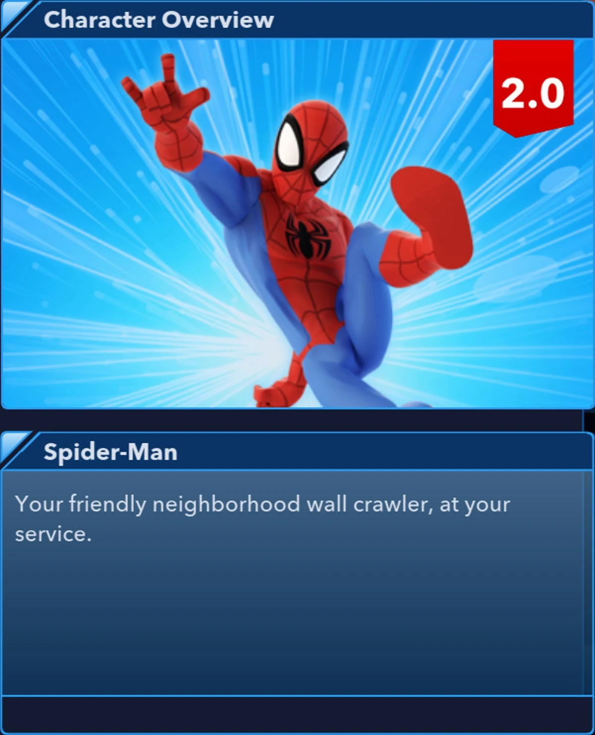 Homem Aranha Disney Infinito 2.0