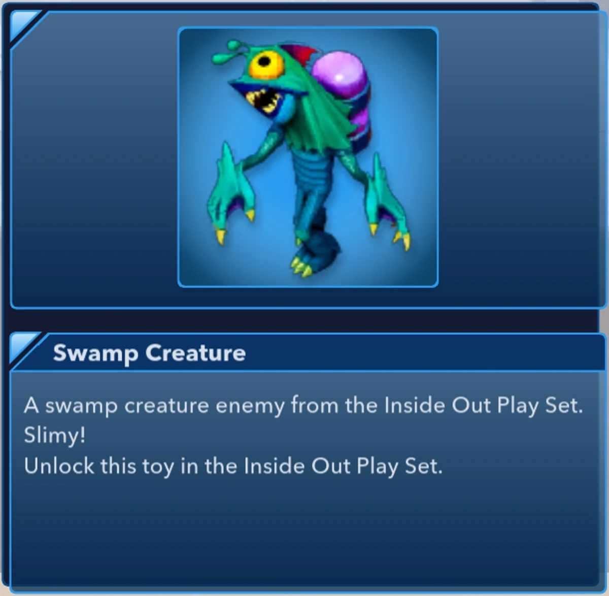 Swamp Creature | Disney Infinity Wiki | Fandom