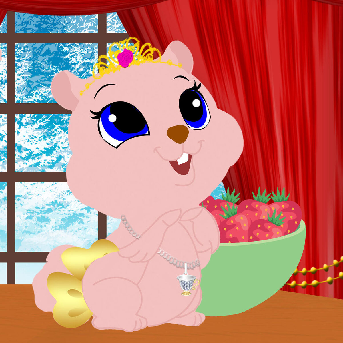 Strawberry Rose | Disney Prince Palace Pets Wiki | Fandom