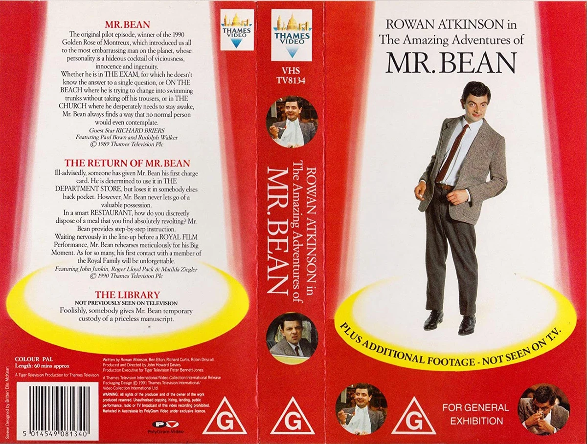 Mr Bean Australian VHS Gallery | Disney vhs openings Wiki | Fandom