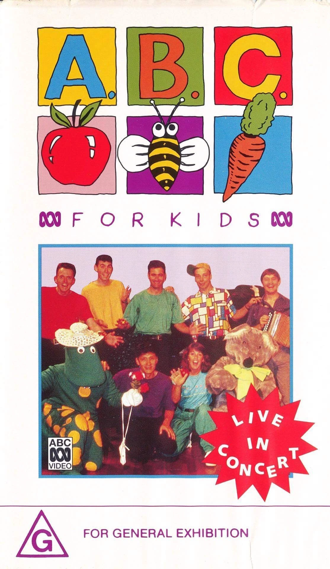 ABC For Kids - Live in Concert Release Date and Reprint and Covers ...