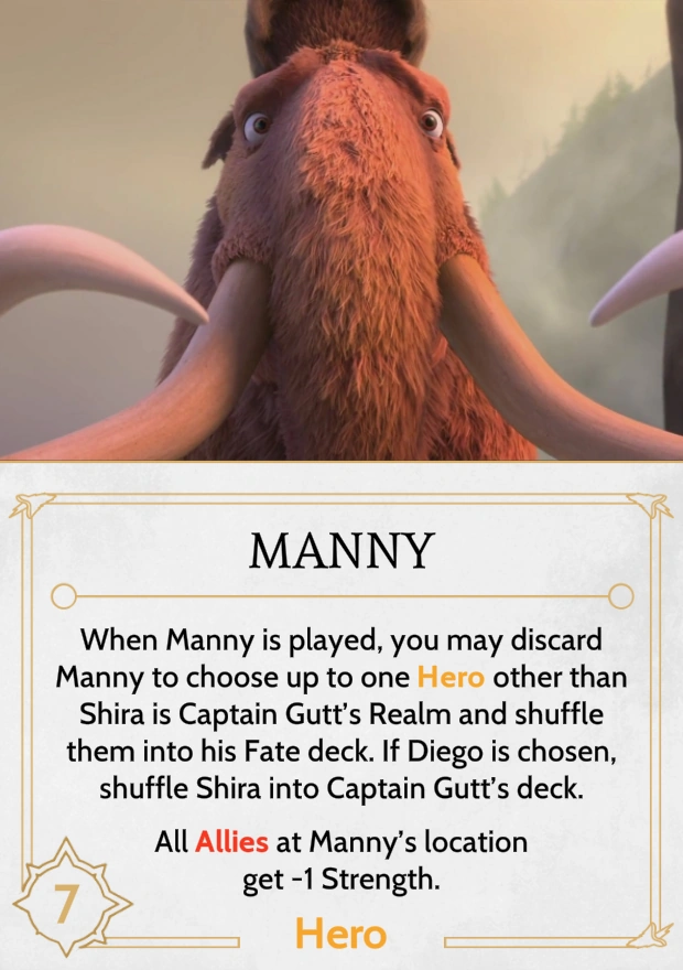 Manny | Disney Villainous Homebrew Wiki | Fandom