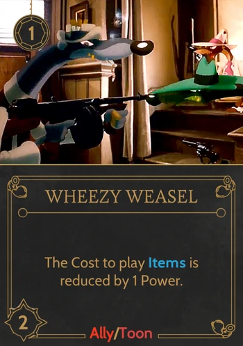 Wheezy Weasel | Disney Villainous Homebrew Wiki | Fandom