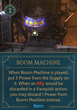 Boom Machine | Disney Villainous Homebrew Wiki | Fandom