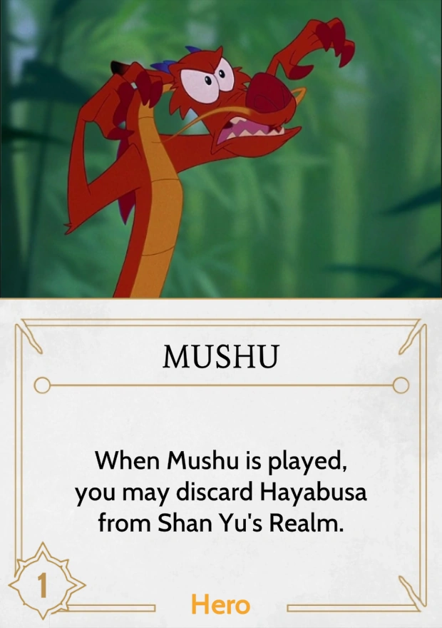 Mushu | Disney Villainous Homebrew Wiki | Fandom
