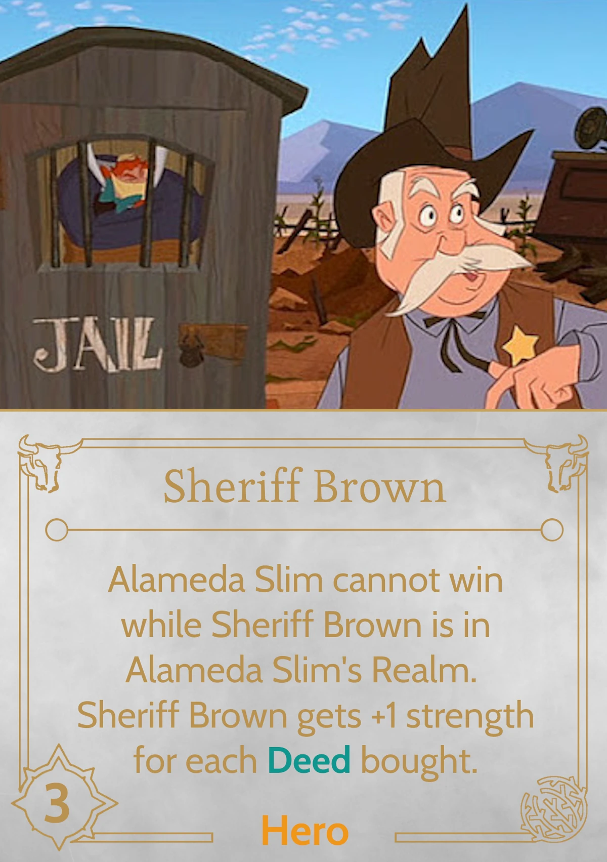 Sheriff Brown | Disney Villainous Homebrew Wiki | Fandom