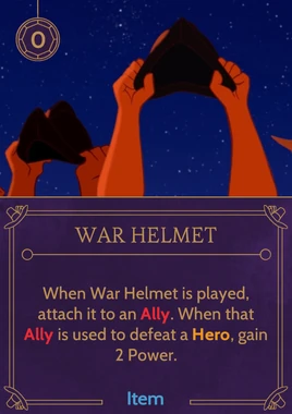 War Helmet | Disney Villainous Homebrew Wiki | Fandom