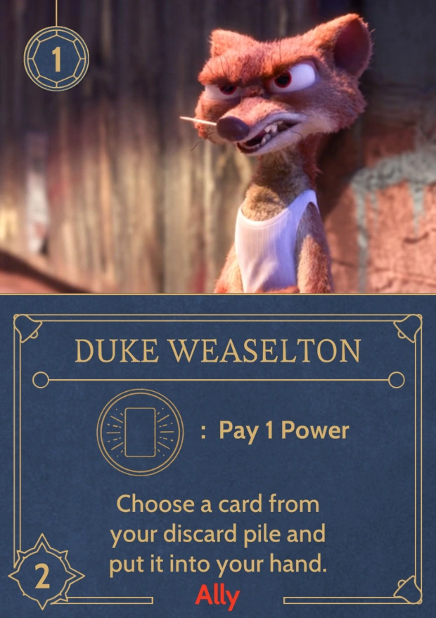 Duke Weaselton | Disney Villainous Homebrew Wiki | Fandom