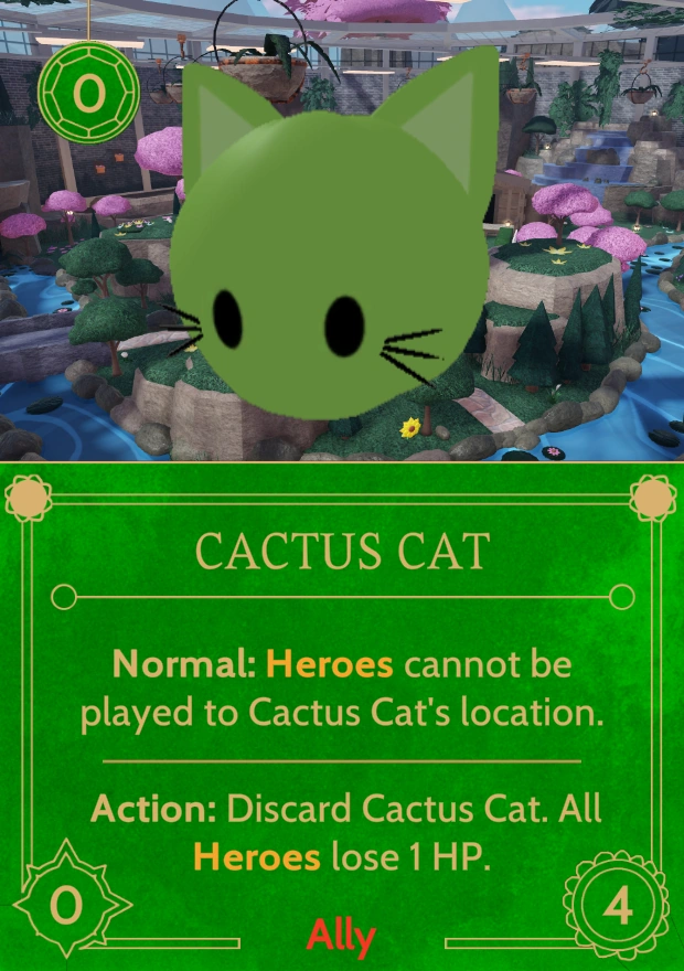 Cactus Cat | Disney Villainous Homebrew Wiki | Fandom