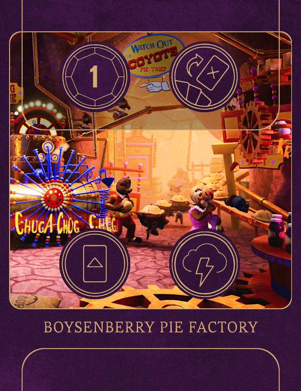 Boysenberry Pie Factory | Disney Villainous Homebrew Wiki | Fandom