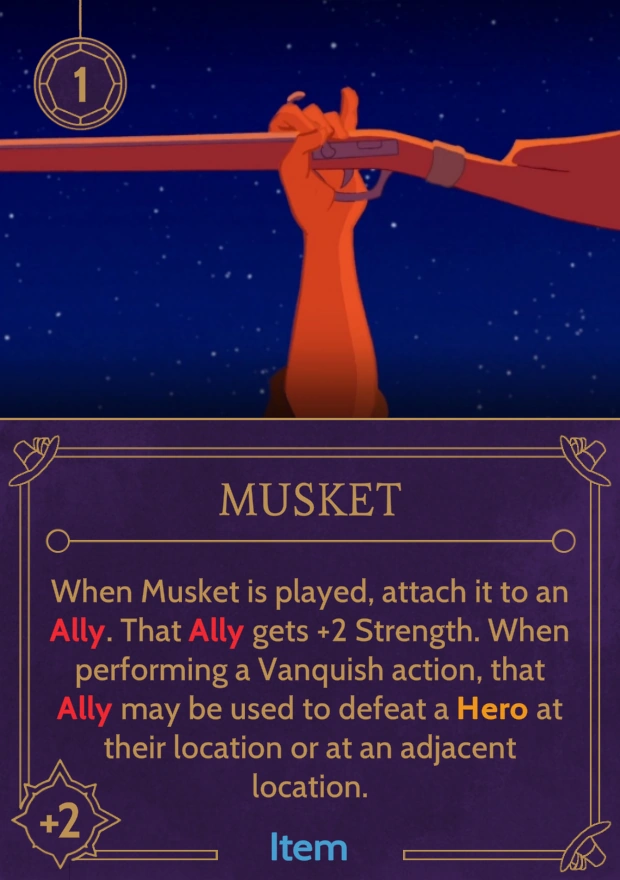 Musket | Disney Villainous Homebrew Wiki | Fandom