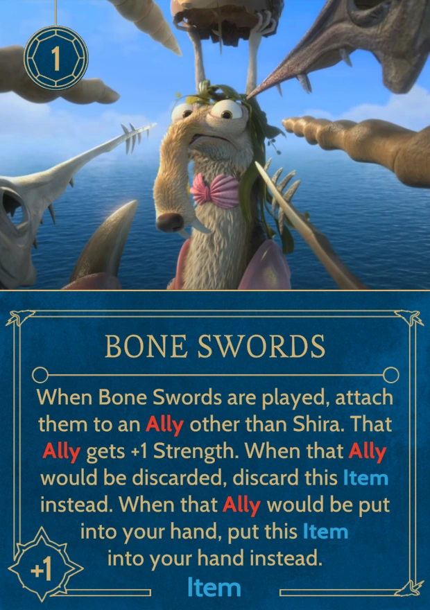 Bone Swords | Disney Villainous Homebrew Wiki | Fandom