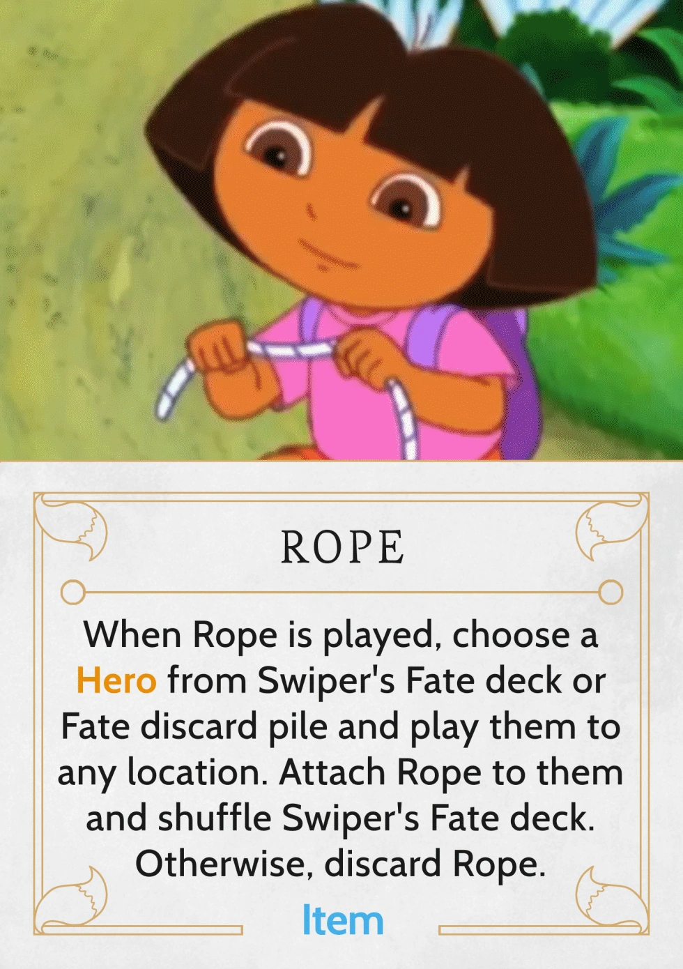 Rope (Swiper) | Disney Villainous Homebrew Wiki | Fandom