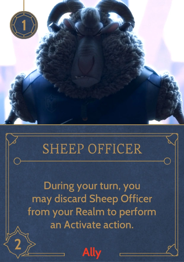 Sheep Officer | Disney Villainous Homebrew Wiki | Fandom