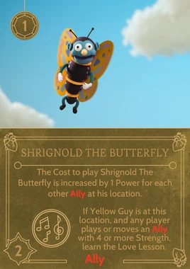 Shrignold The Butterfly | Disney Villainous Homebrew Wiki | Fandom