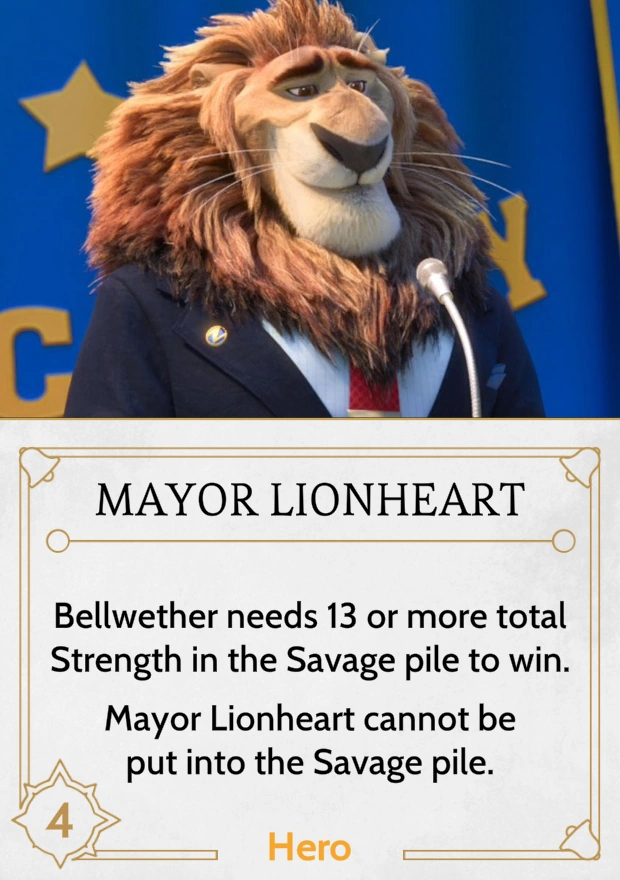 Mayor Lionheart | Disney Villainous Homebrew Wiki | Fandom