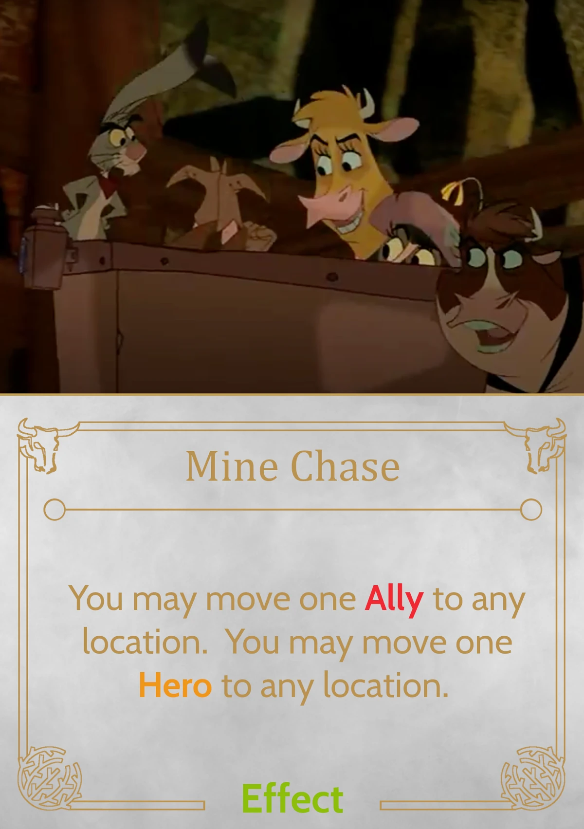 Mine Chase | Disney Villainous Homebrew Wiki | Fandom