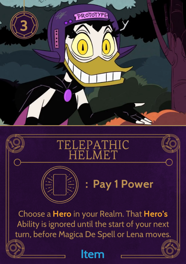 Telepathic Helmet | Disney Villainous Homebrew Wiki | Fandom