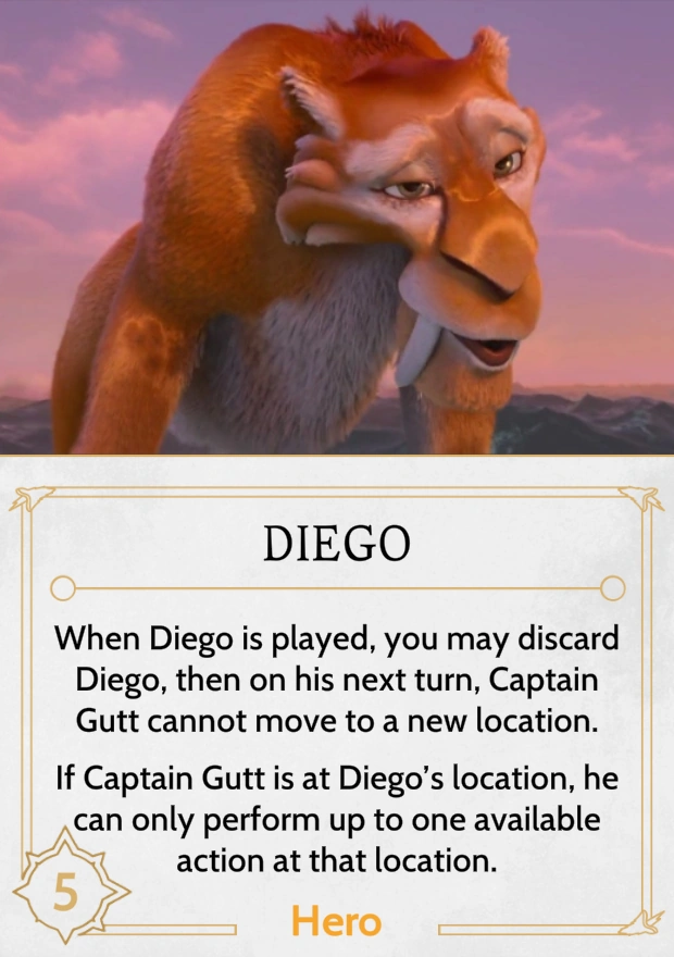Diego | Disney Villainous Homebrew Wiki | Fandom