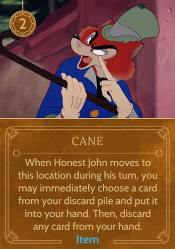 Cane (Honest John) | Disney Villainous Homebrew Wiki | Fandom