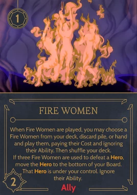 Fire Women | Disney Villainous Homebrew Wiki | Fandom