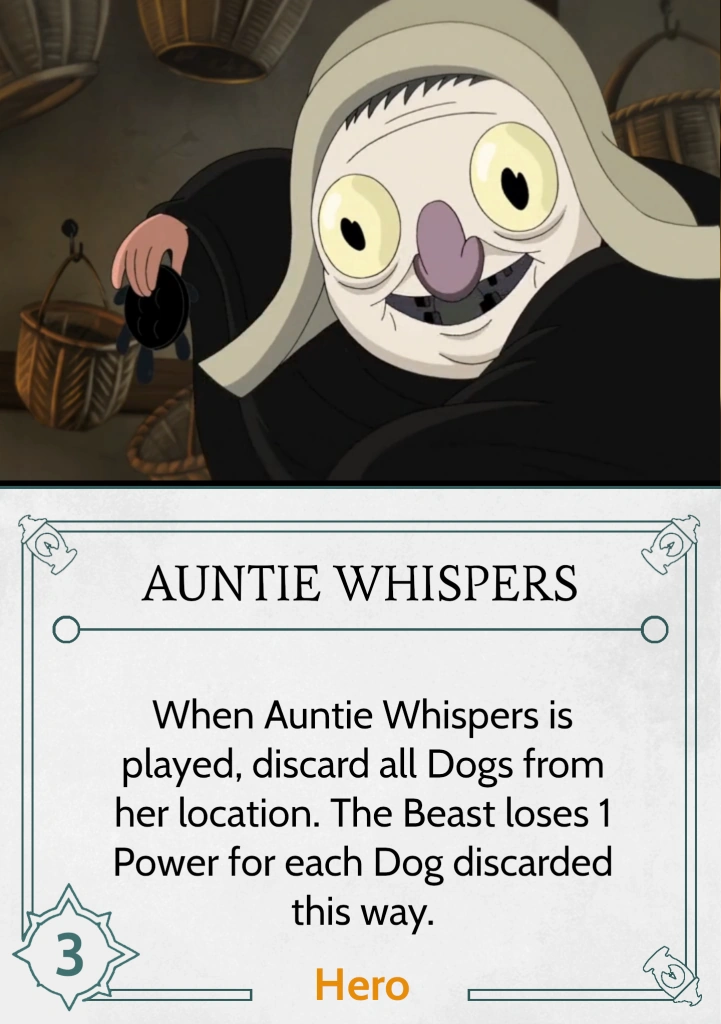 Auntie Whispers | Disney Villainous Homebrew Wiki | Fandom
