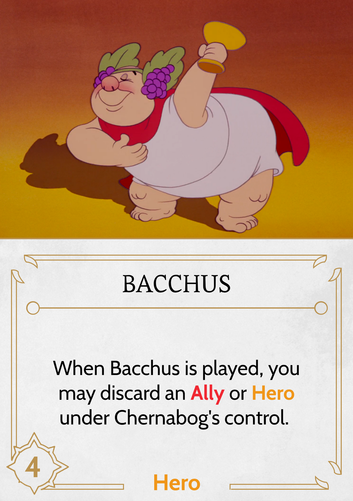 Bacchus Disney Villainous Homebrew Wiki Fandom