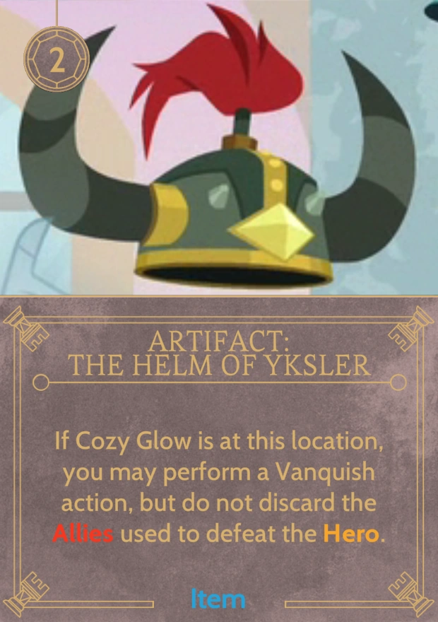 Artifact: The Helm of Yksler | Disney Villainous Homebrew Wiki | Fandom