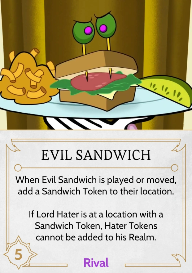 Evil Sandwich | Disney Villainous Homebrew Wiki | Fandom