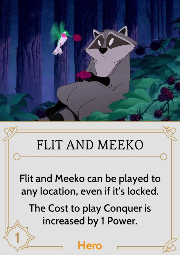 Flit and Meeko | Disney Villainous Homebrew Wiki | Fandom