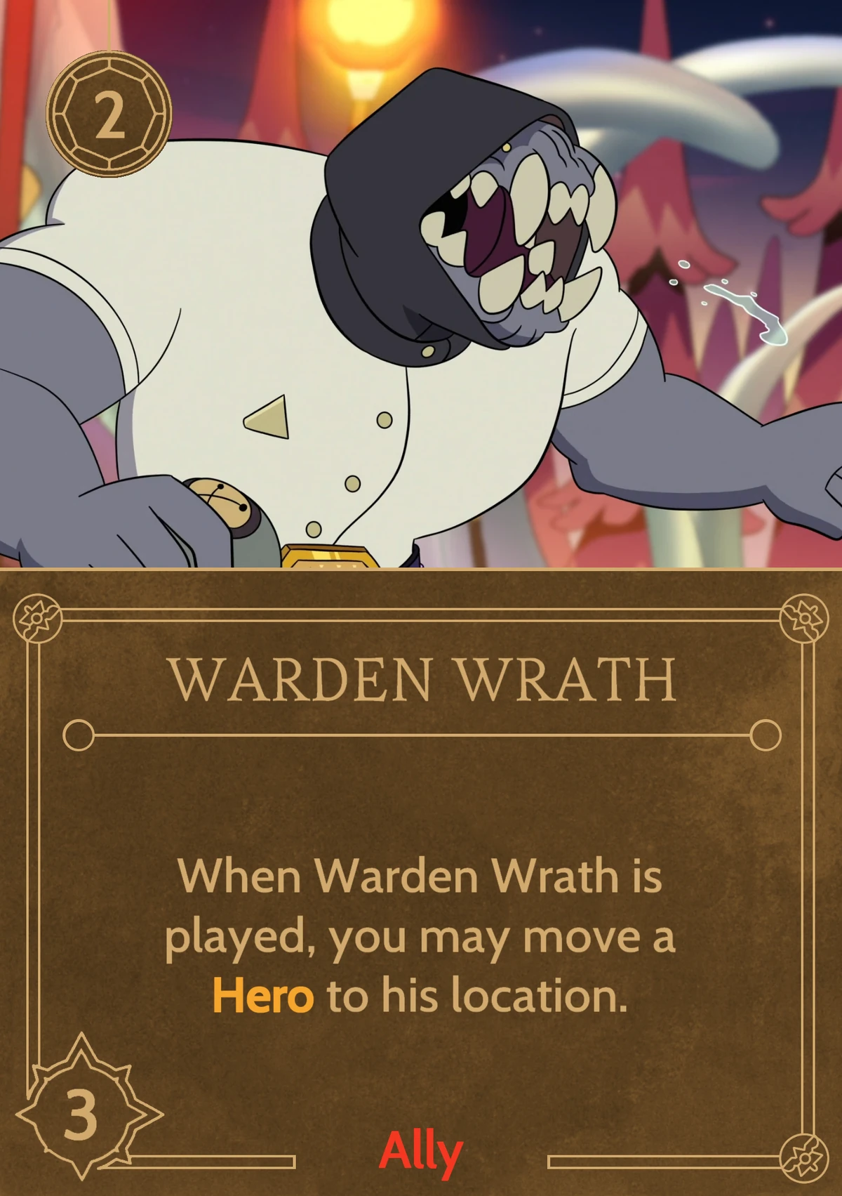 Warden Wrath | Disney Villainous Homebrew Wiki | Fandom