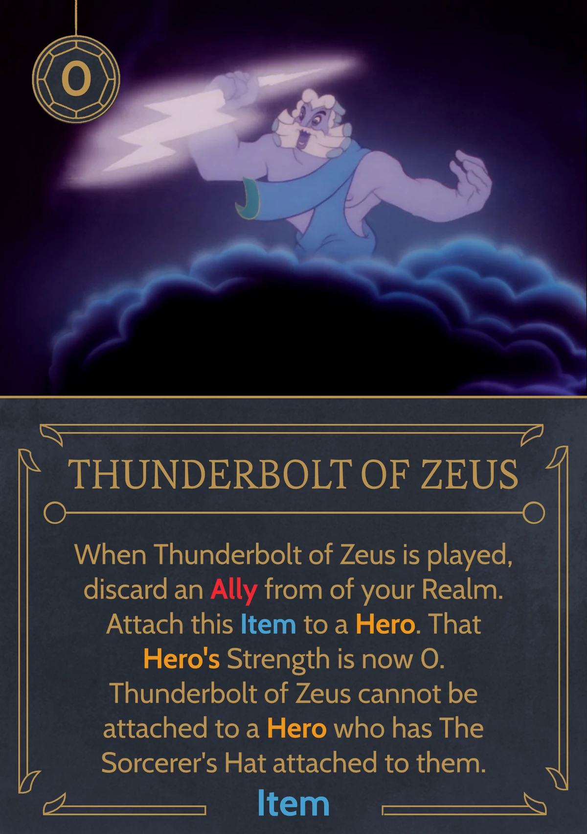 Thunderbolt of Zeus | Disney Villainous Homebrew Wiki | Fandom