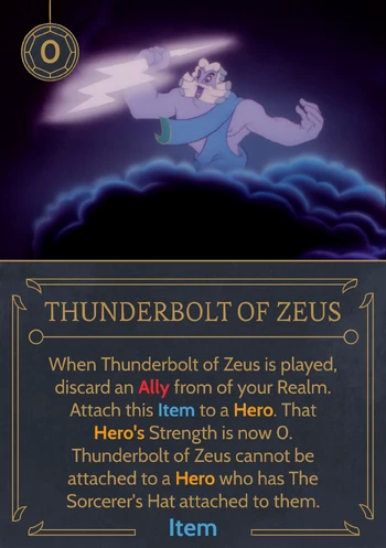 Thunderbolt of Zeus | Disney Villainous Homebrew Wiki | Fandom
