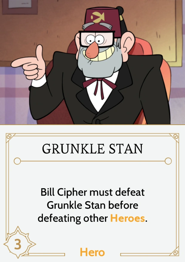 Grunkle Stan | Disney Villainous Homebrew Wiki | Fandom