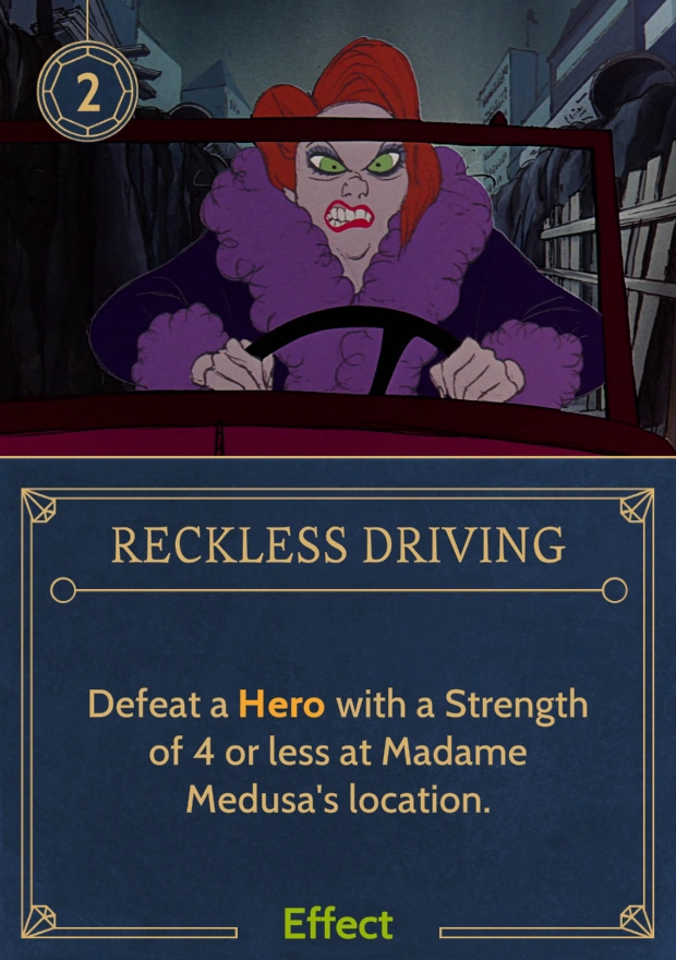 Reckless Driving | Disney Villainous Homebrew Wiki | Fandom