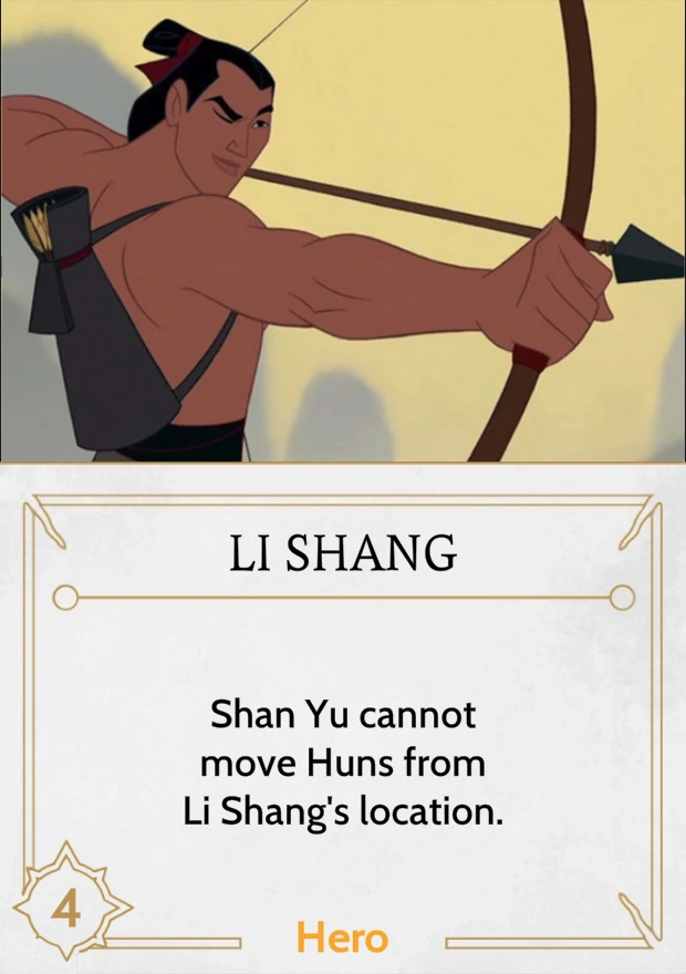 Li Shang | Disney Villainous Homebrew Wiki | Fandom