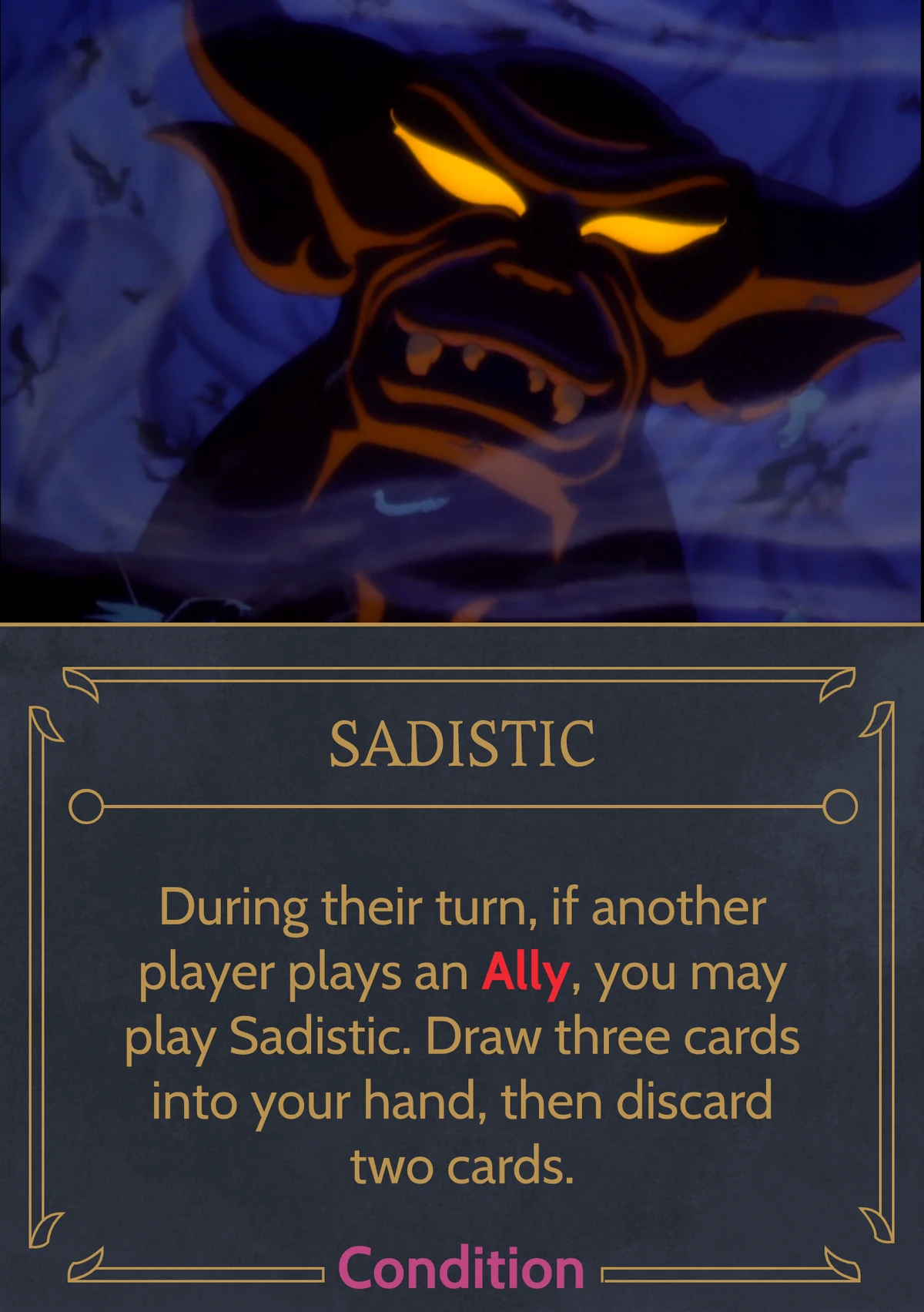 Sadistic | Disney Villainous Homebrew Wiki | Fandom