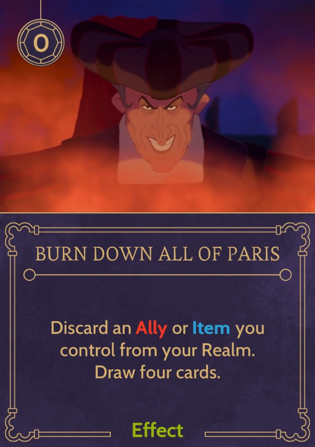 Burn Down All Of Paris | Disney Villainous Homebrew Wiki | Fandom