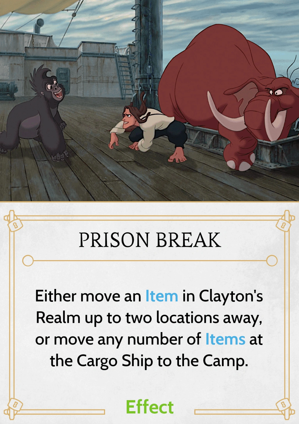 Prison Break (Clayton) | Disney Villainous Homebrew Wiki | Fandom