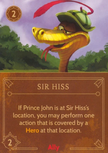 Sir Hiss | Disney Villainous Wiki | Fandom