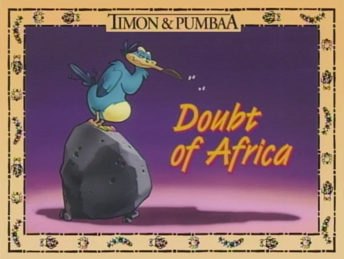 Doubt of Africa | Disney Wiki | Fandom