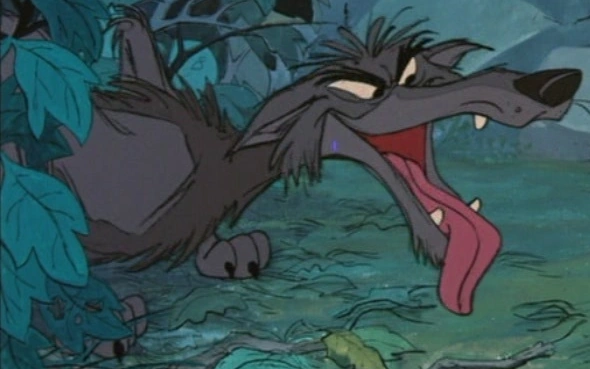 Disney Wolf Cartoon Character