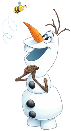Olaf Black And White Clipart