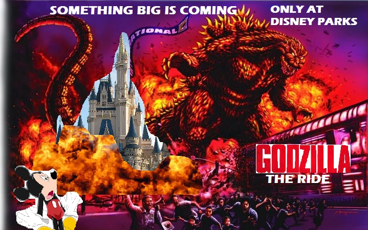 User blog:Cloverfield monster/Godzilla: The Ride (Disney Theme Park ...
