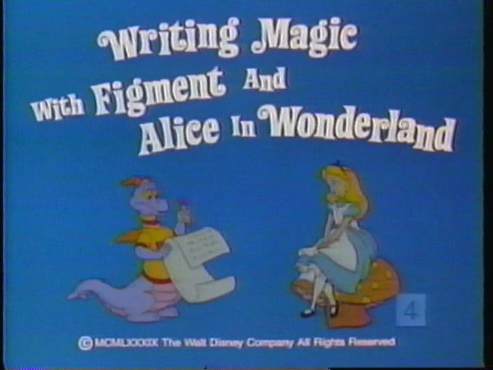 Writing Magic with Figment and Alice in Wonderland | Disney Wiki | Fandom