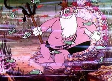 Cartoon King Neptune